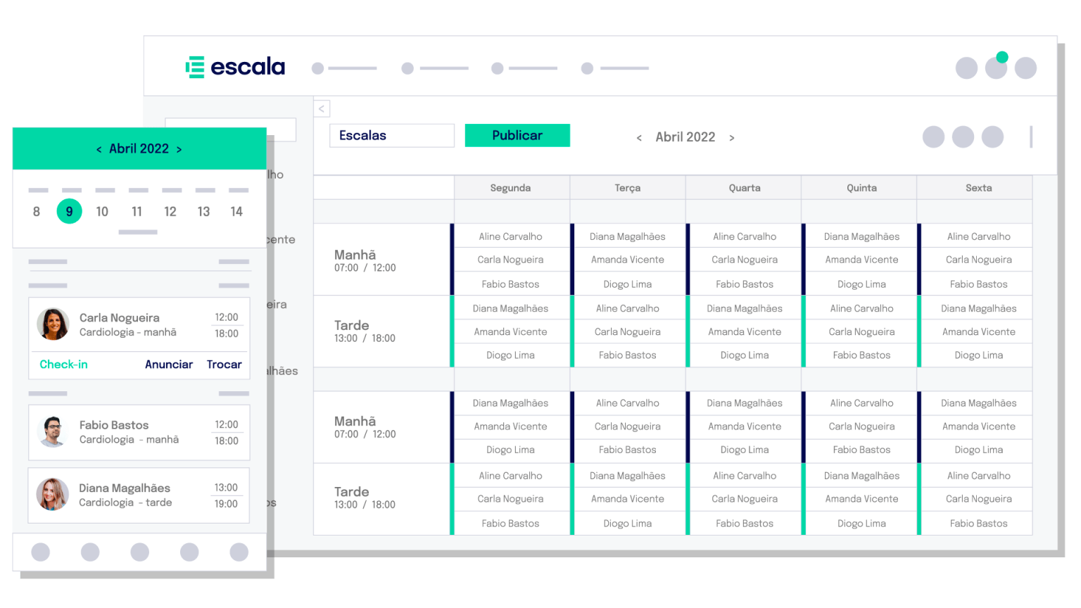 Escala - Otimize a gestão de escalas de trabalho